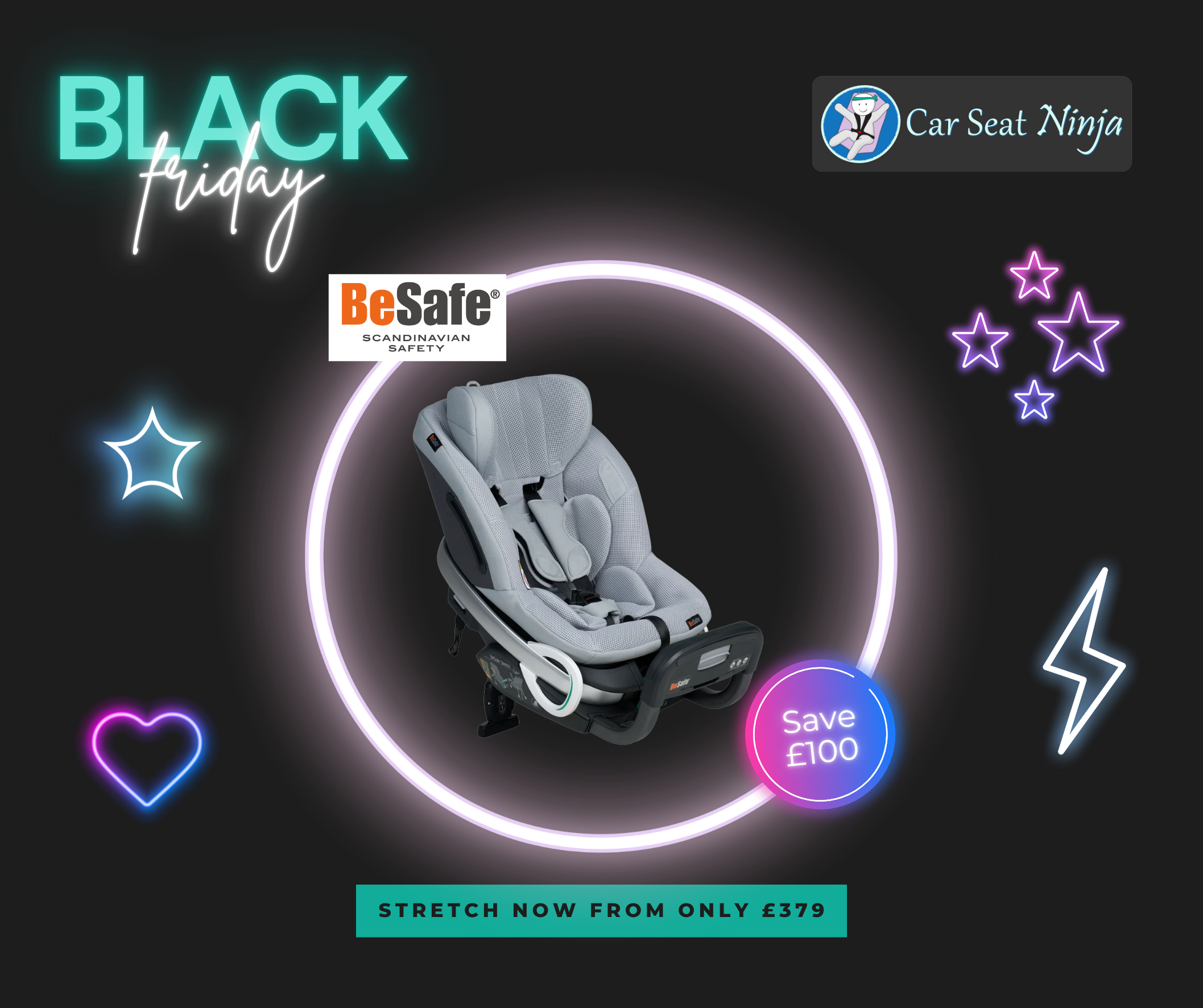Save £100 on the BeSafe Stretch This Black Friday